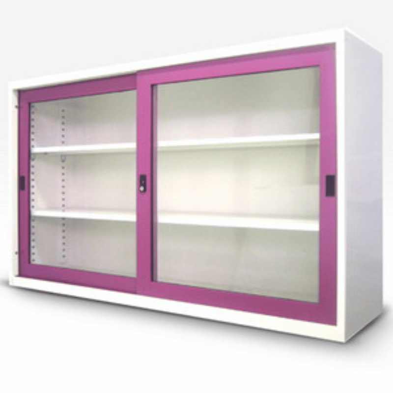 SGD-3 ตู้เอกสารบานเลื่อนกระจก 3 ฟุต – siamfurniture
